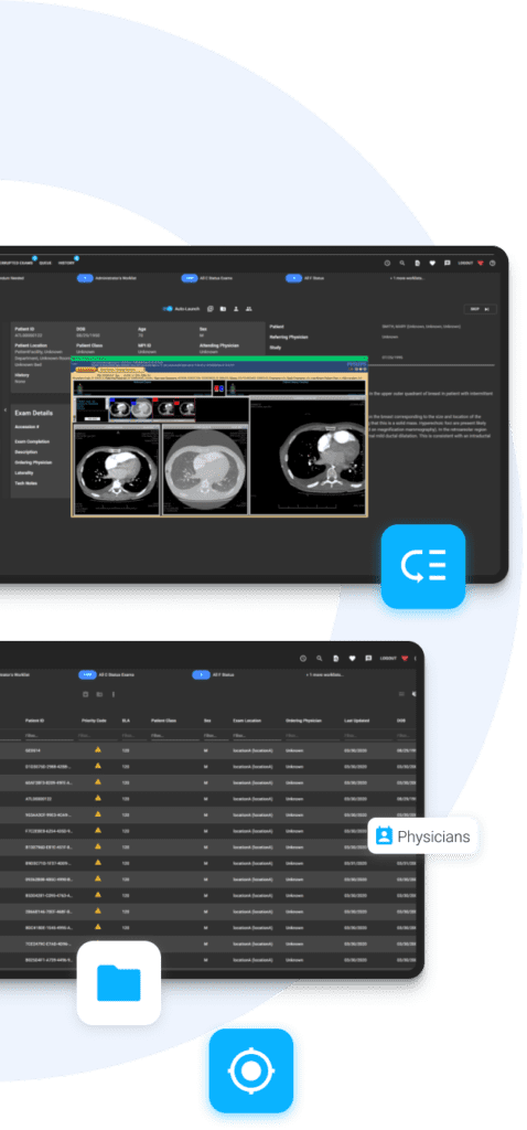 Development of a tool for managing radiology workflow - Case